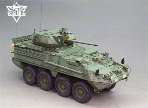 勿忘初心作品 Afv M1296装甲车 战地英豪 模型高手网 板件图纸说明书
