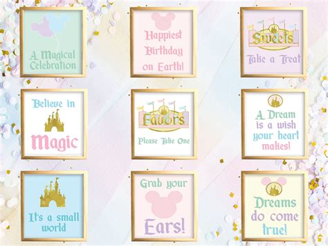 Magical Disneyland Birthday Bundle Vintage Retro Classic Theme Park