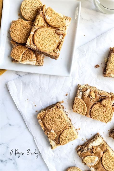 Golden Oreo Blondies Life With Holly Recipe Blondies Recipe