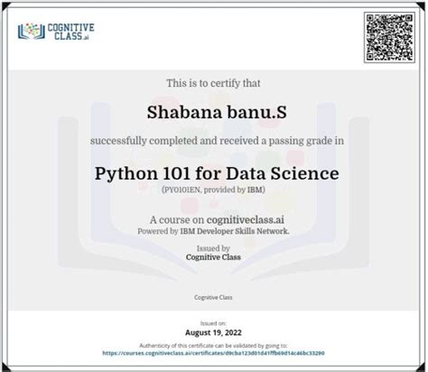 Shabana Banu On Linkedin Ibm Datascience Cognitiveclass Python