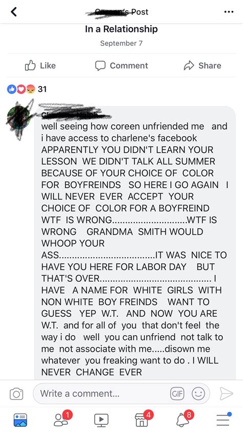 Racist Mom On Her White Daughter Dating A Black Man R Facepalm