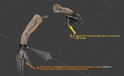 Transforming Armature Bone By Matrix Of Another Bone In Pose Mode By Phreak Python