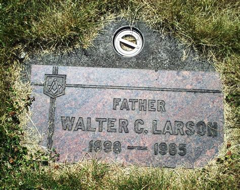 Walter C Larson 1898 1965 Find A Grave Memorial