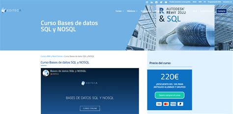 Curso Bases De Datos Sql Y Nosql Para Revit Editeca