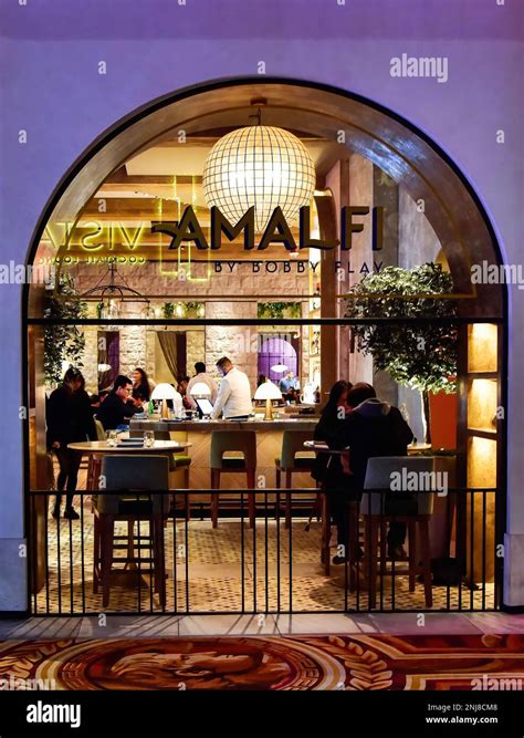 Bobby Flays Restaurant Amalfi In Caesars Palace On The Las Vegas