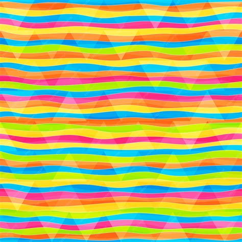 Premium Vector Rainbow Lines Seamless Pattern