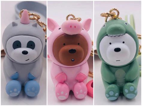 Dollar World 🌟สินค้าเข้าใหม่🌟 🐻🐻พวงกุญแจวีแบแบร์ รุ่นแปลงร่าง 3 ลายน่ารักๆ ลิขสิทธิ์แท้ งานสวย