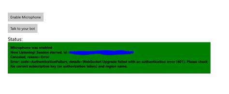 Cannot Use Direct Line Speech Function · Issue 2376 · Microsoftbotframework Solutions · Github