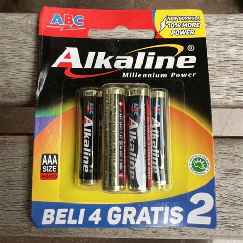 Jual Battery Aaa Abc Alkaline Batre Baterai Isi Or Pcs Shopee Indonesia