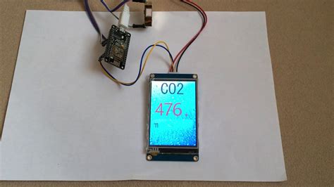 Nextion Esp8266 And Mh Z19 Youtube