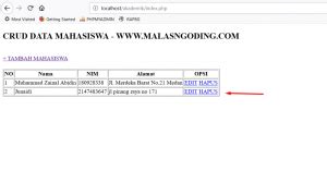 Membuat Crud Dengan Php Dan Mysqli Input Data Malas Ngoding