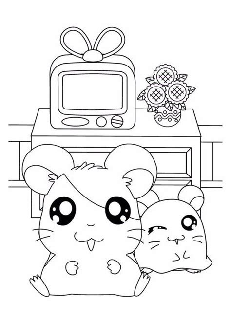 방가방가 햄토리 색칠공부 Hamtaro 프린트 도안 모음 네이버 블로그 색칠 활동 어린이 색칠 공부 햄스터