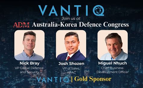 Join Vantiq At The Australia Korea Defence Congress On September 30th Held At Seoul Dragon City