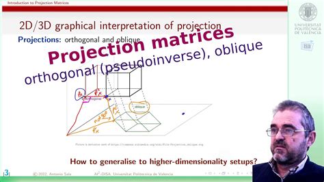 Projection Matrices In Linear Algebra An Introduction Orthogonal Oblique Pseudoinverse