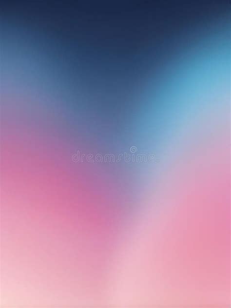 Gradient Blue To Pink Smooth Grainy Texture Transition Ai Generated Stock Illustration