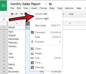 How To Insert A Column In Google Sheets Solve Your Tech