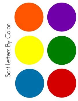 Color Sorting By Learn With Lyn TPT