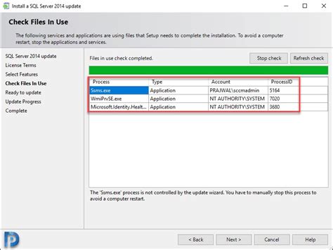 Install SQL Cumulative Update On SCCM Server