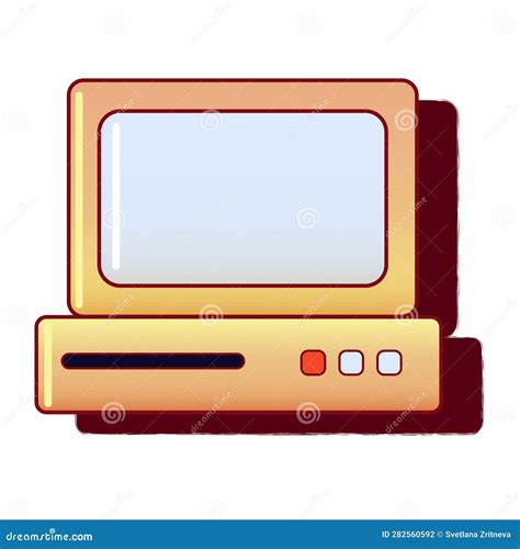 Panneau Rétro Pc Aestetic Y2k Ancien élément De Linterface