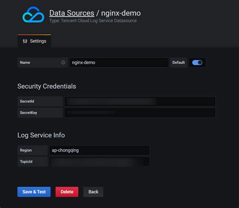 Github Tencentcloudcls Grafana Datasource Tencentcloud Log Service Datasource Plugin For Grafana