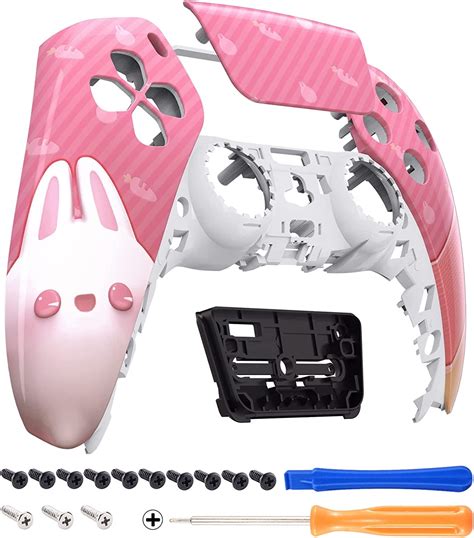 Extremerate Easter Rabbit Touchpad Front Housing Shell Compatible With Ps5 Controller Diy