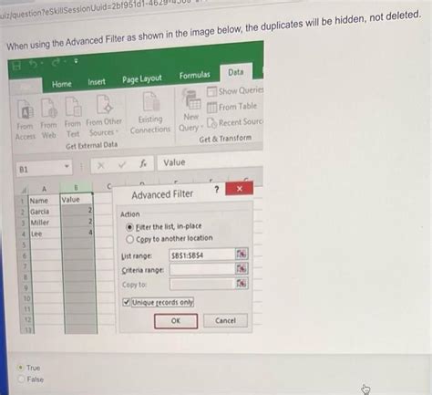 Solved Which Of The Following Statements About The Vlookup