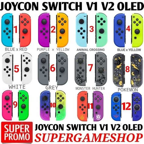 jual joycon nintendo switch joypad switch v1 v2 nintendo switch oled