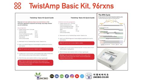 Twistamp Basic And Twistamp Exo Kits 96 Reactions Pk Recomninase Polymerase Amplification