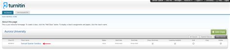 Create A Turnitin Course Aurora University