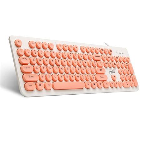 Zeus K 100 Steampunk Retro Round Keycaps 104 Keys Keyboard For