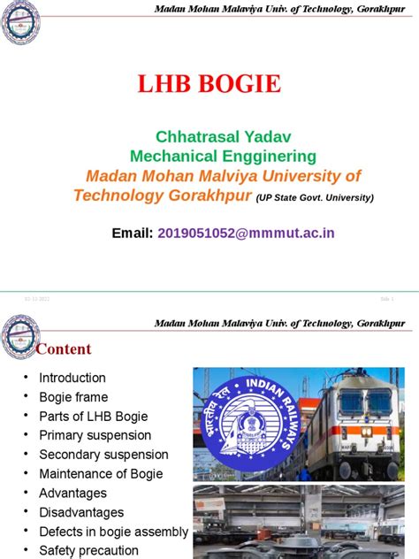 Mmmut Ppt Template Pdf Rolling Stock Wheeled Vehicles