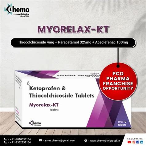 Thiocolchiside And Ketoprofen Tablets At ₹ 2250 Box In New Delhi Id 27354987255