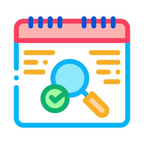 No Error Detection Icon Vector Outline Illustration 17546249 Vector Art