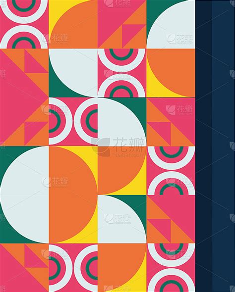 极简几何封面背景