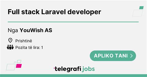 Youwish As Full Stack Laravel Developer 100 Remote