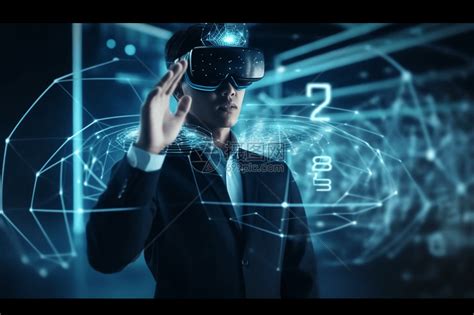 5g虚拟现实交互模拟体验图片素材 正版创意图片600025983 摄图网