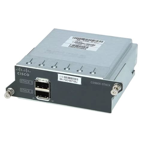 Cisco C2960x Stack Flexstack Plus Stacking Module 2 Refurbished