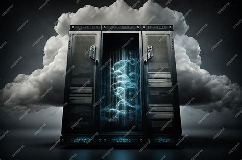 Vinculación De La Computadora A La Nube Con Conexión De Servidor Almacenamiento En La Nube En