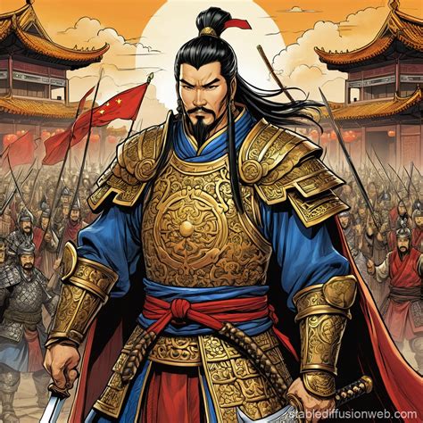 Xiahou Dun In The Three Kingdoms Stable Diffusion Online