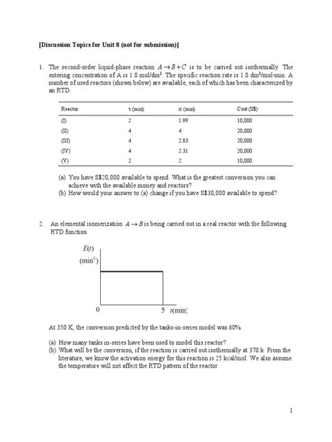 Tutorial Questions For Unit 8 Download Free Pdf Applied And Interdisciplinary Physics