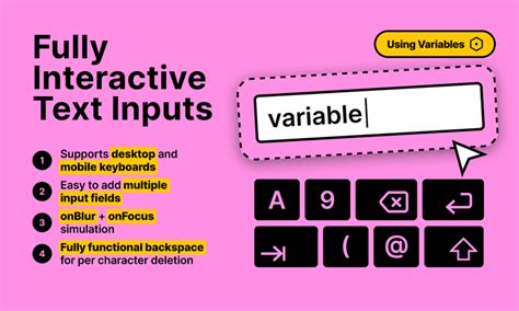Interactive Text Input Fields For Keyboards Mobile And Desktop Figma