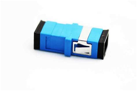 Sc Upc Simplex Mating Adapter Singlemode Plastic Without Flange