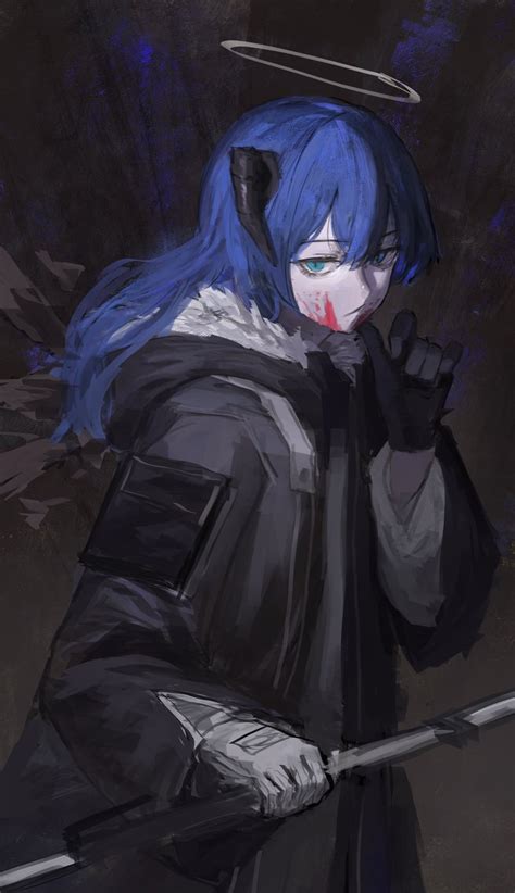 Mostima Arknights Drawn By Lunifish Danbooru