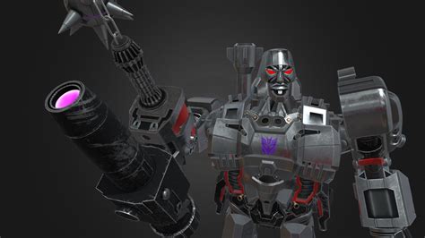 Megatron 3d Model By Reapermediasr [9551272] Sketchfab