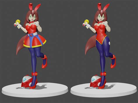 3d File Bunny Girl Iris Megaman X・3d Print Design To Download・cults