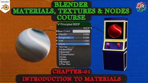 blender materials textures and nodes course chapter 1 introduction to materials blender b3d
