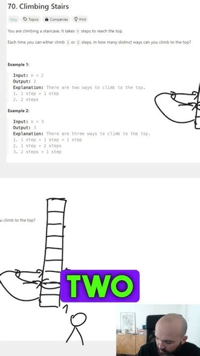 Climbing Stairs Leetcode 70 Part 5 Youtube
