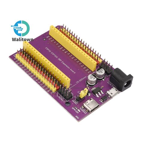 Placa De Expansão Esp32 Super Breakout 38pin Gpio 3 Tipos De Saídas Para Esp32 Devkitc Esp Wroom