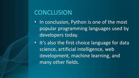 Python Unveiled A Comprehensive Exploration PPT