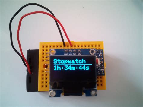 A Simple Practical Arduino Stopwatch 4 Steps Instructables